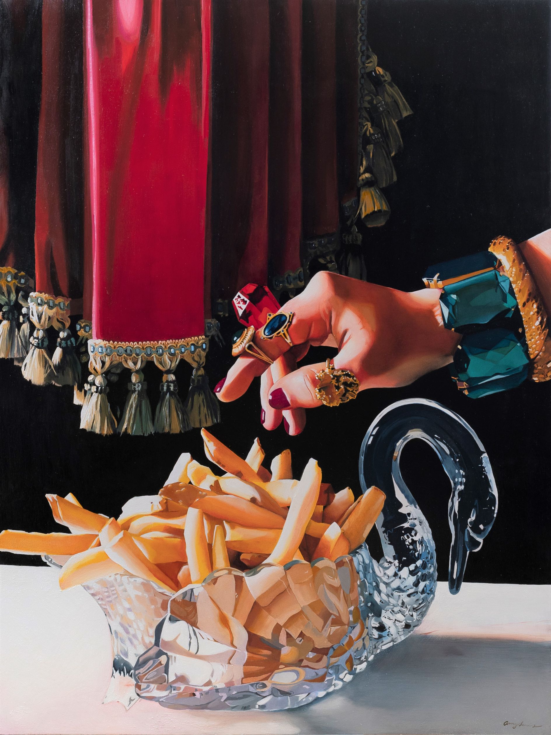 Realist paintings by Amy Lewis that offer snapshots of ordinary life ...