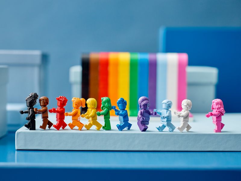 Matthew Ashton's rainbow-coloured set for Pride Month celebrates LEGO ...