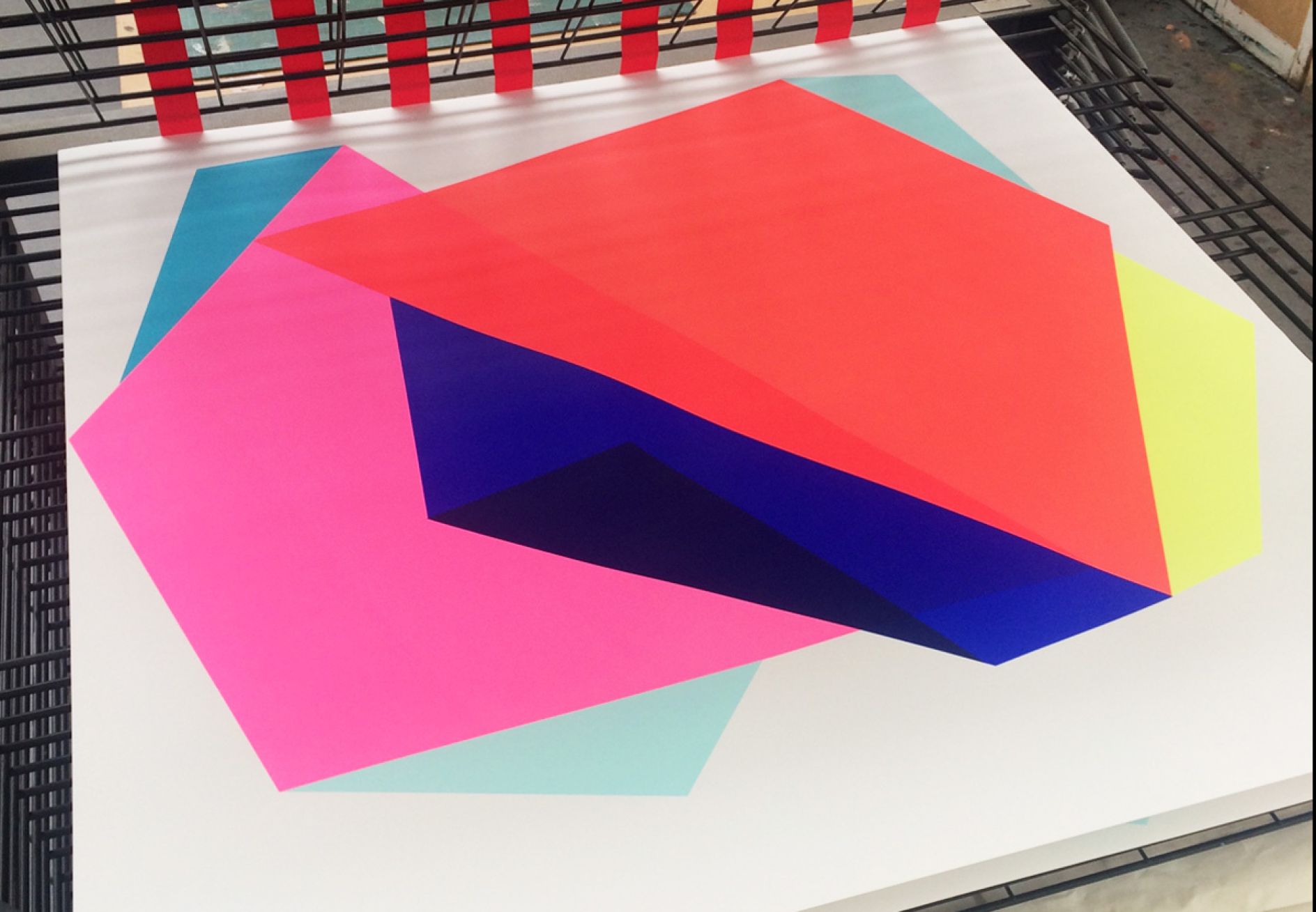Luminous: Frea Buckler's screen printed explosion of colourful ...
