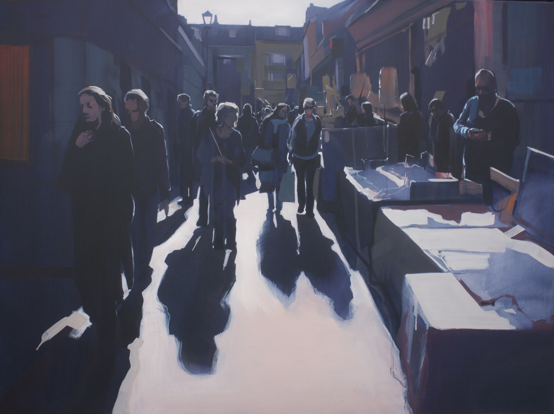 Inward Sky: Sam Hewitt's beautiful paintings of people play with light ...
