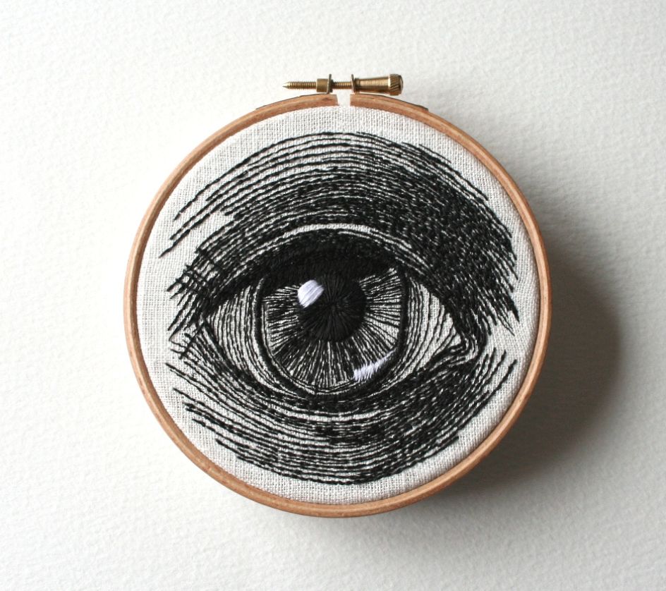 Eye of the Needle: Artist embroiders stunning textile illustrations of ...