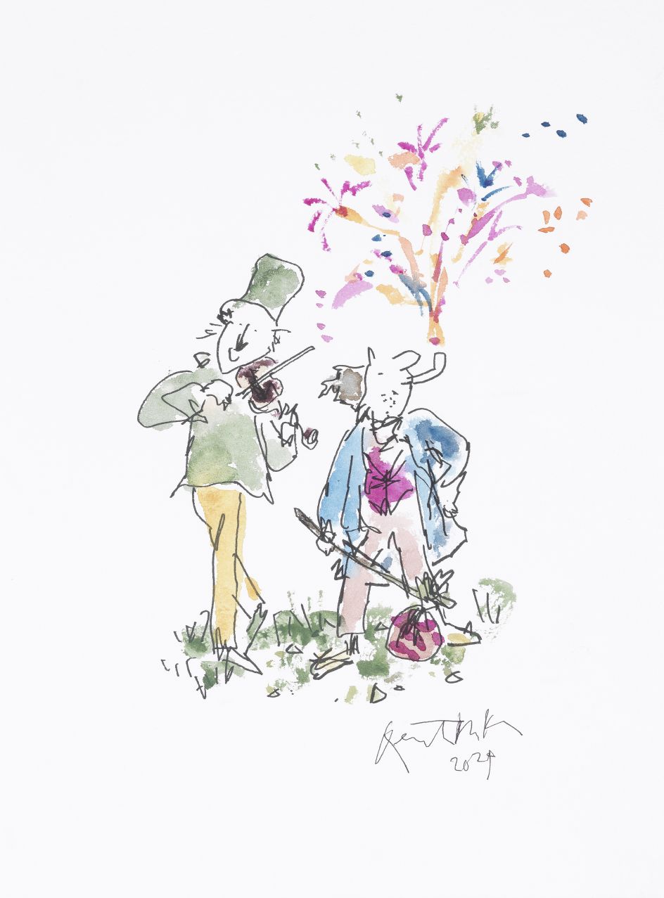 Quentin Blake re-draws classic characters for Bonhams fundraising ...