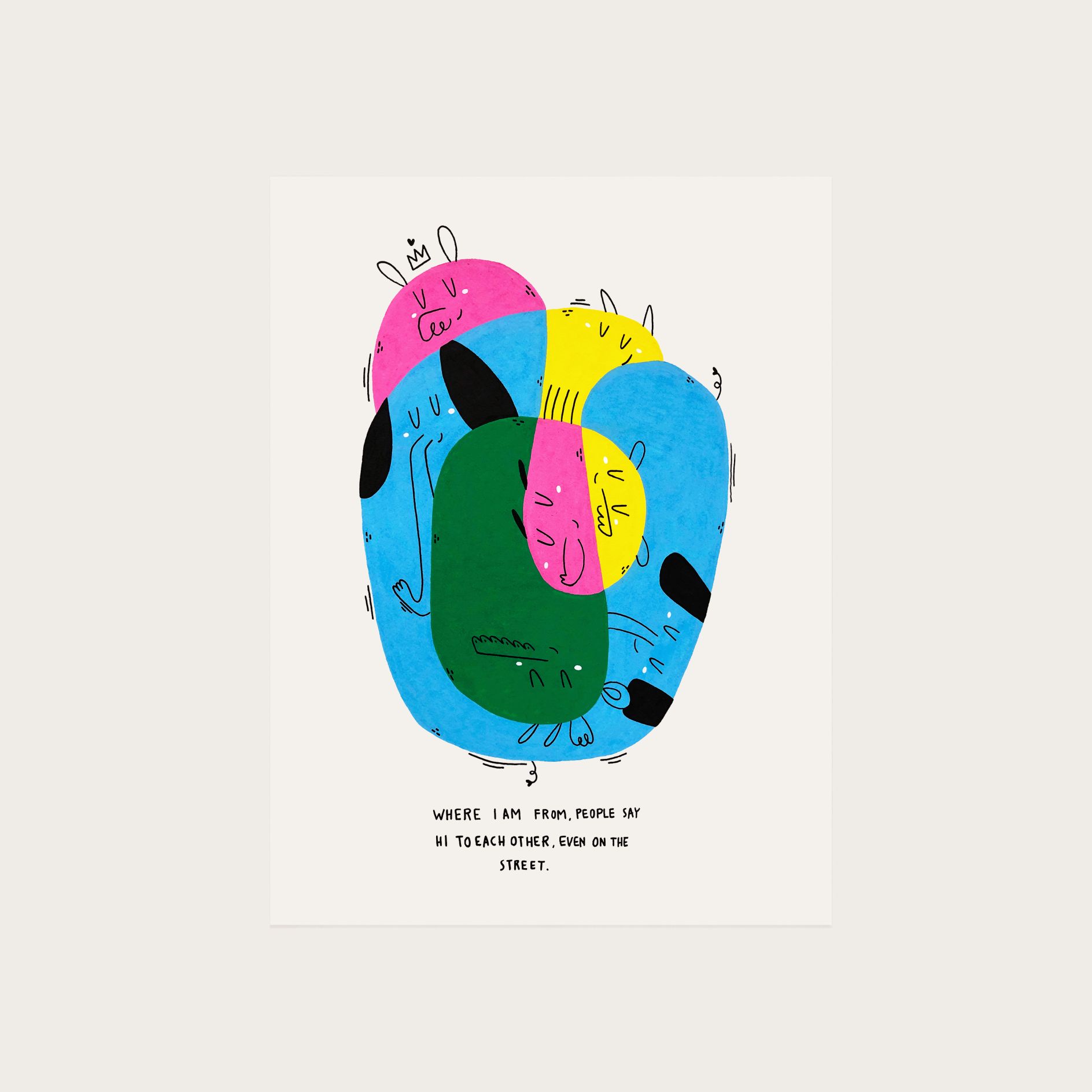 Ari Puguh's cheerful and positive illustrations are just what we need ...