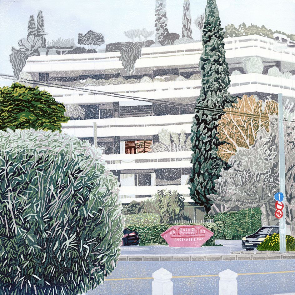 Dan Howden's linocut prints of architecture and everyday scenes look ...