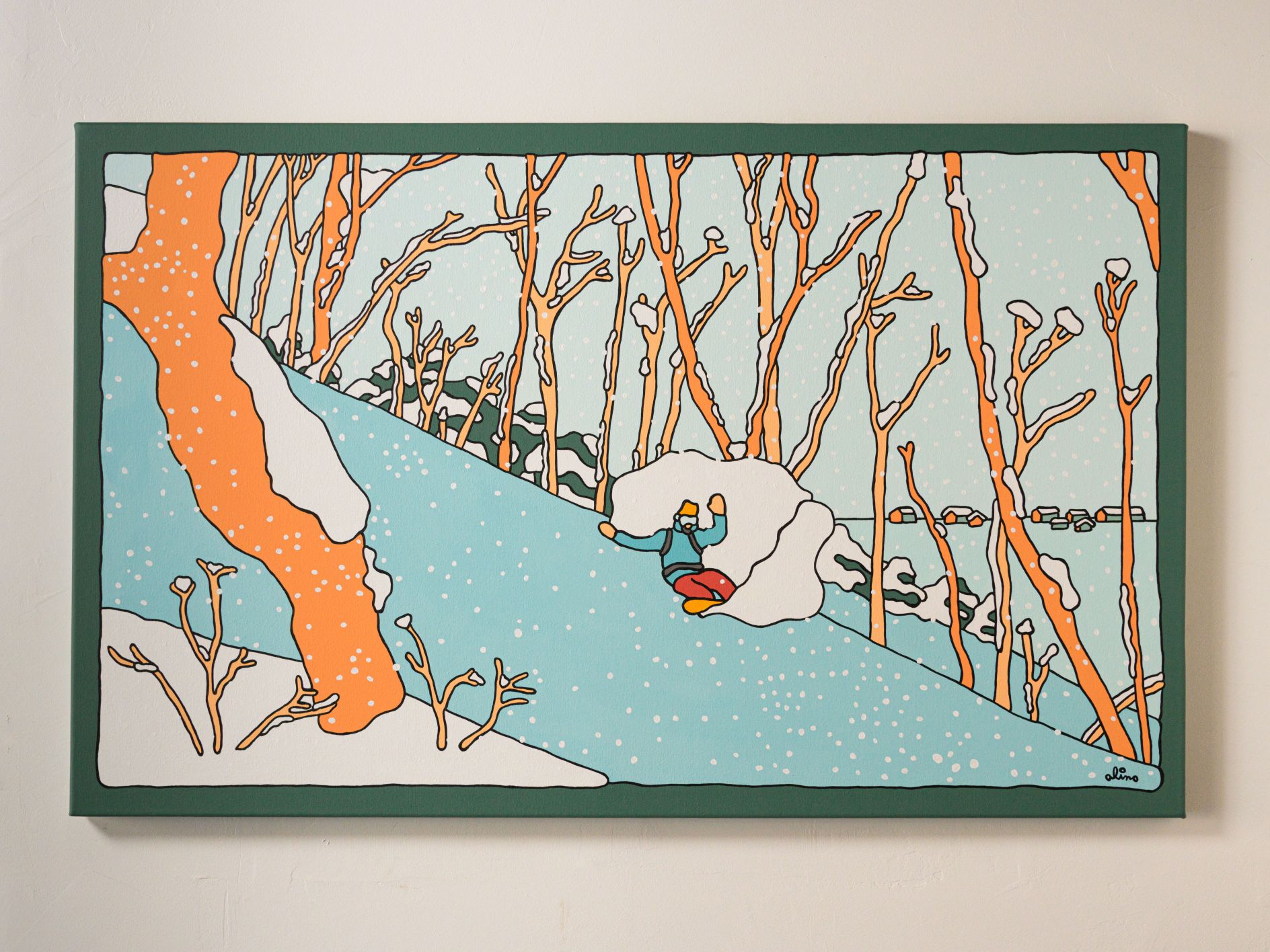 Alimo illustrates everyday moments to create a dialogue with audiences ...