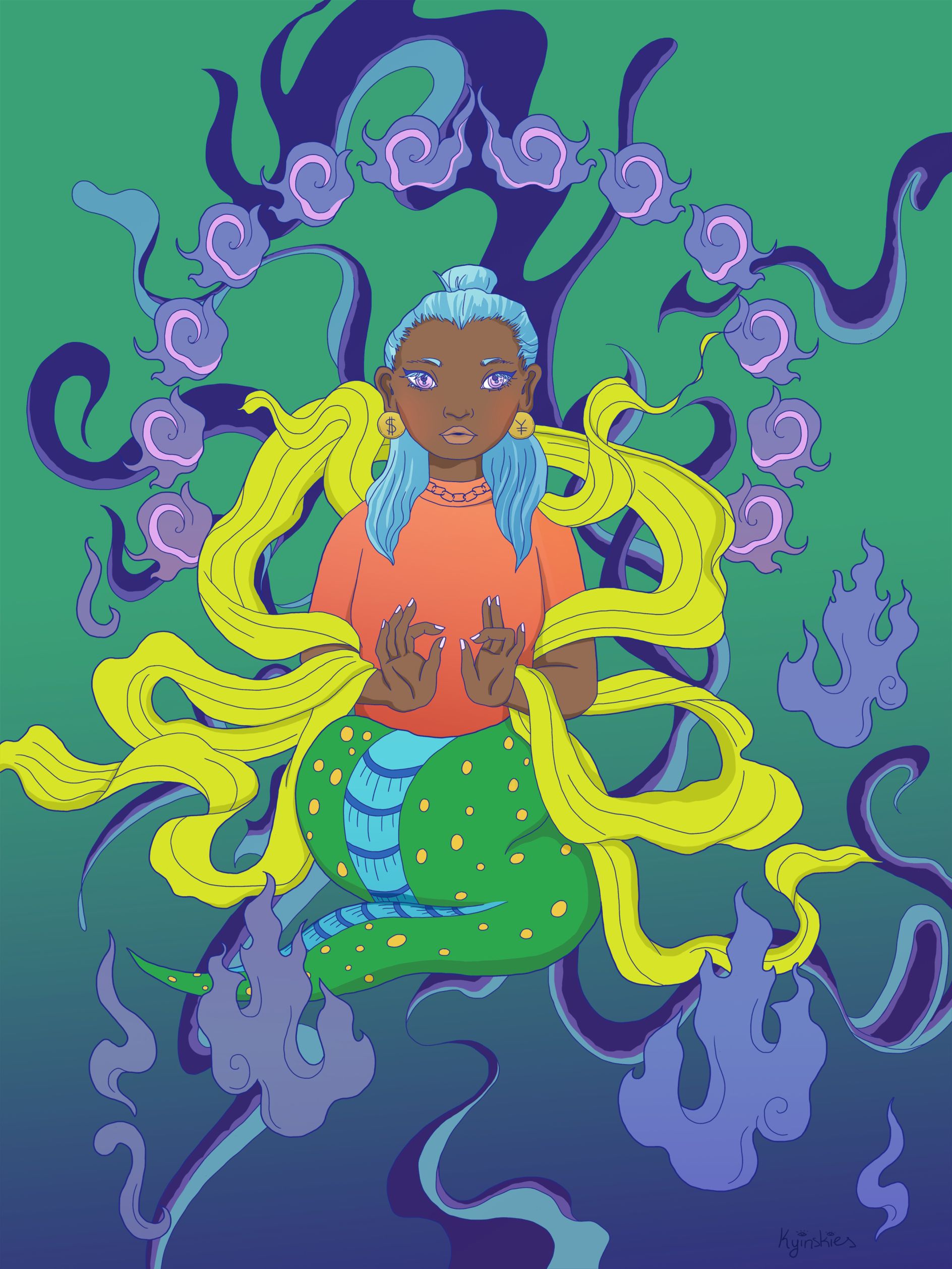 Pop surrealist art by Kyla Yin James reveals stories through symbolism ...