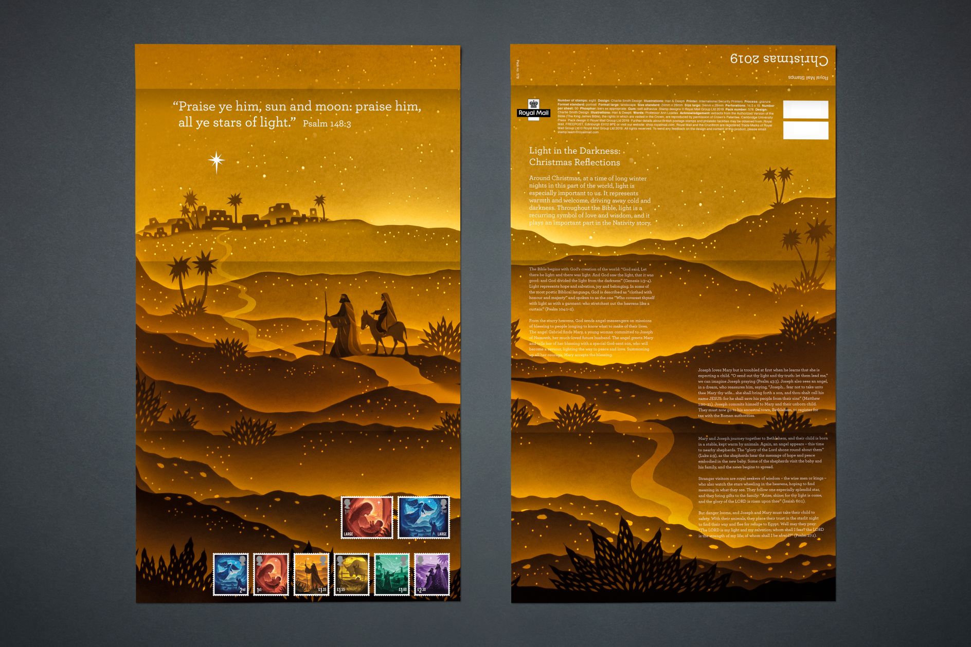 Royal Mail unveils its Christmas stamps for 2019, designed by Charlie ...