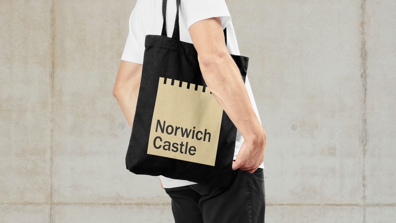 The Click creates bold, geometric new branding for Norwich Castle ...