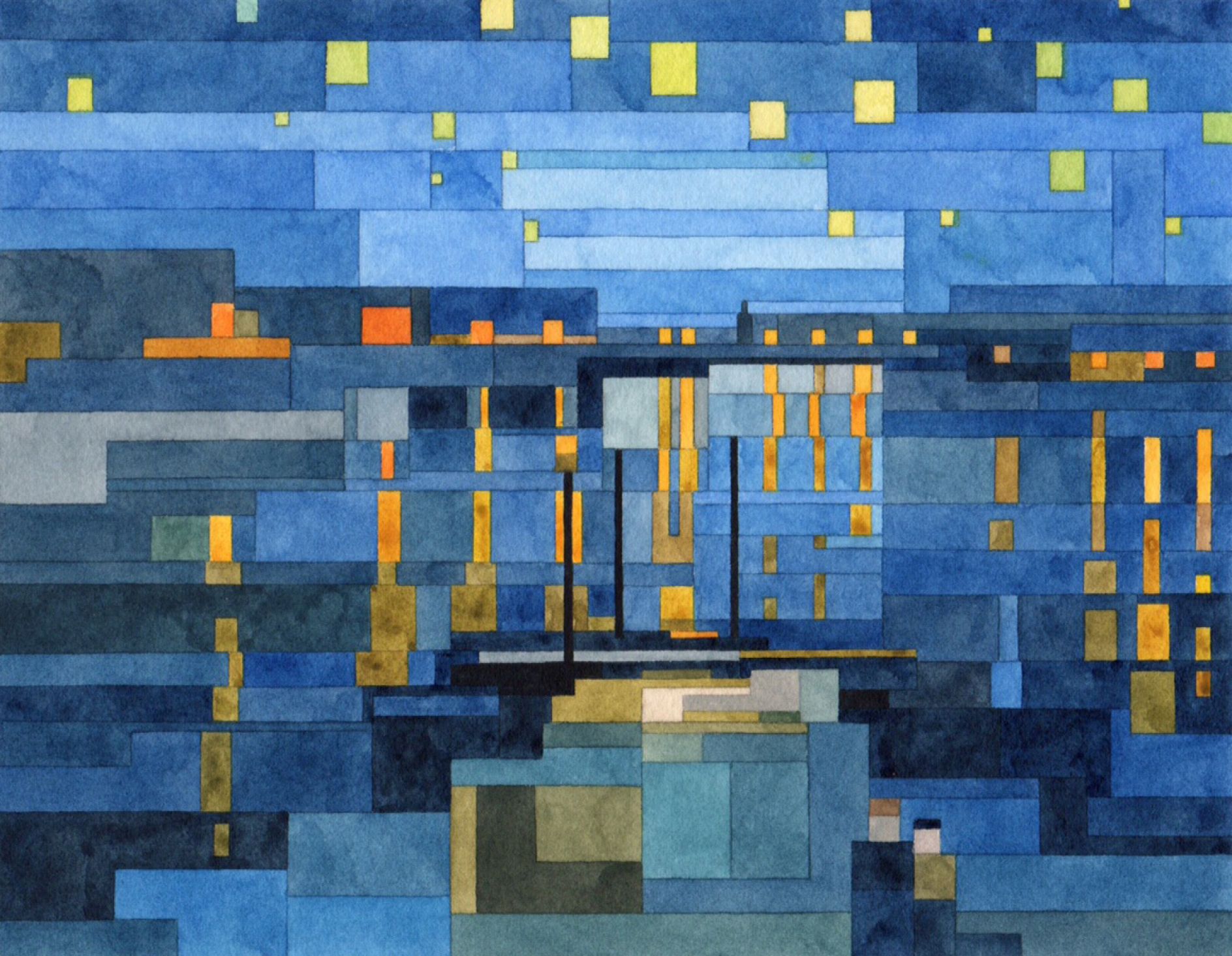 Pixelated Van Gogh: Artist creates 8-bit versions of the Dutch painter ...