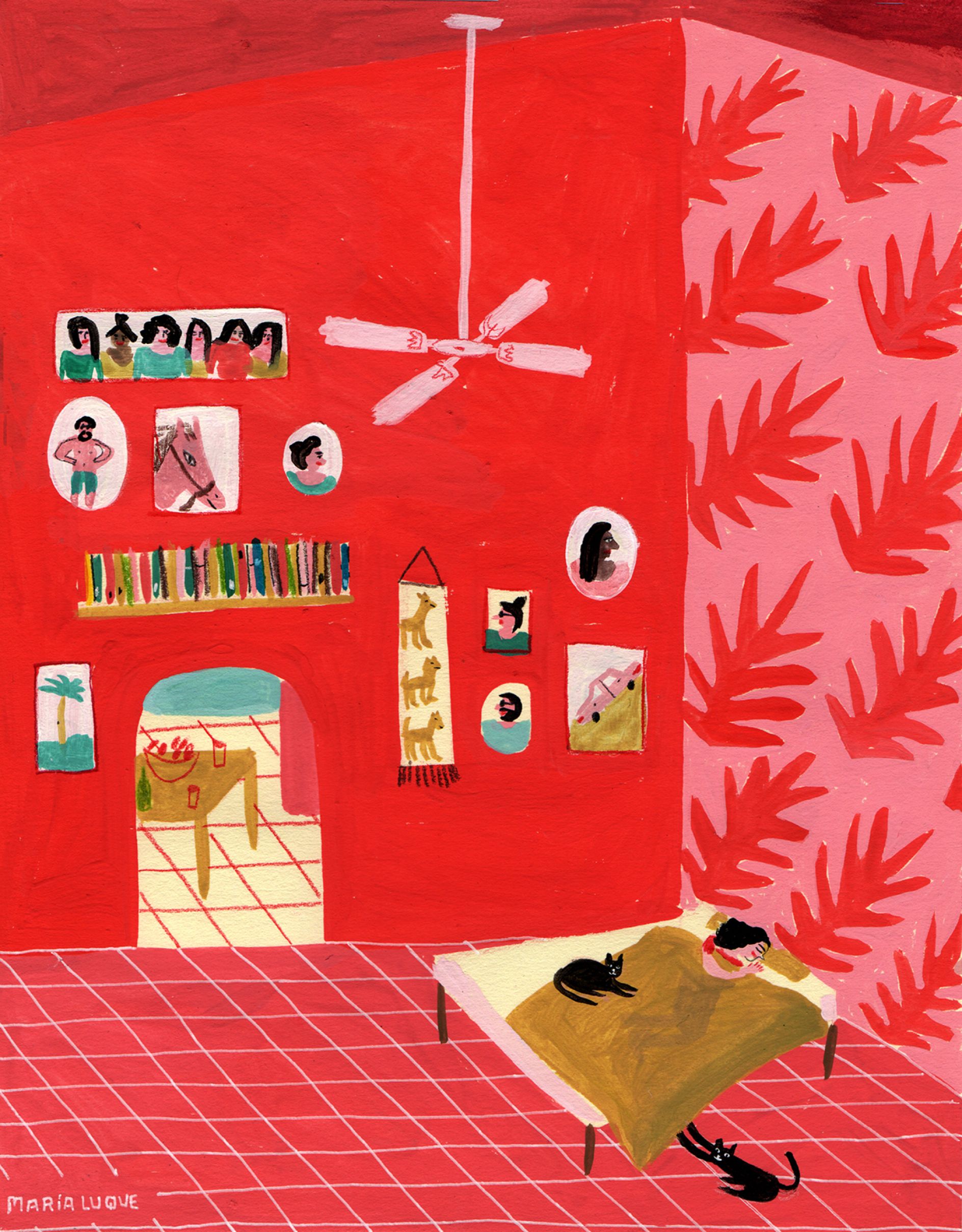 María Luque's rich and colourful illustrations that reveal life in ...