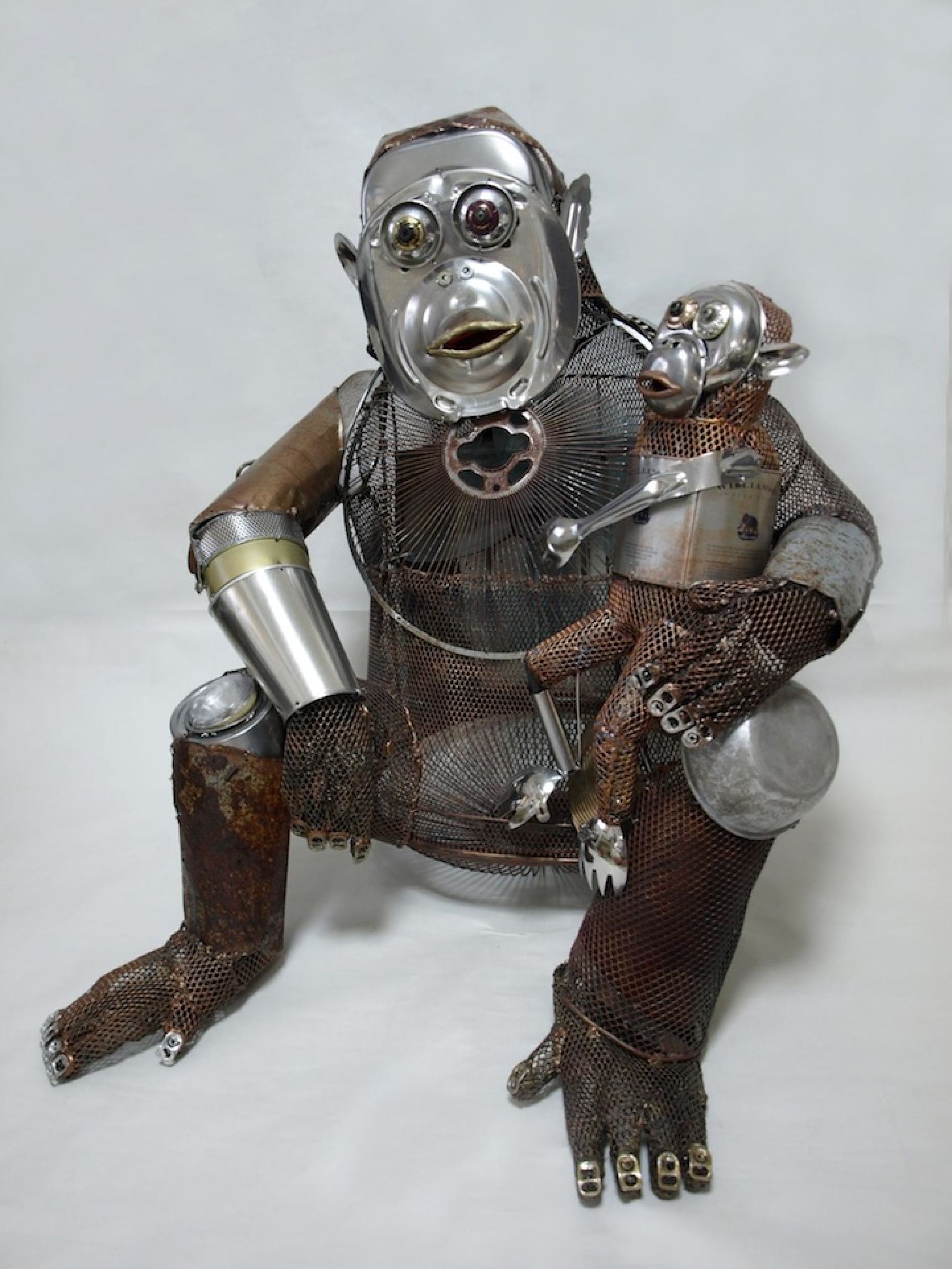 Creep into the Small Forest to discover some unusual scrap metal ...