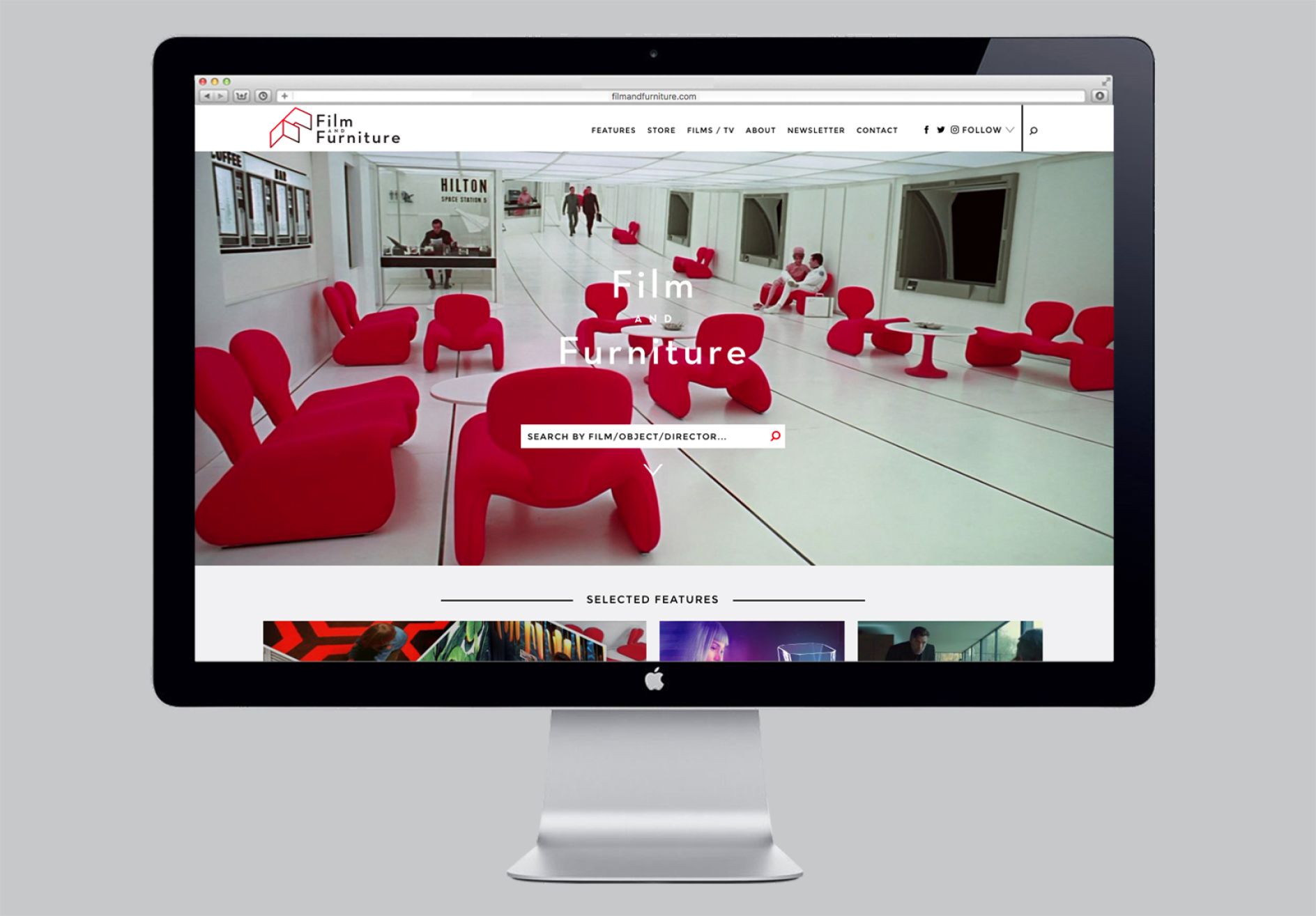 Slick new identity for Film and Furniture, the site that lets you buy ...