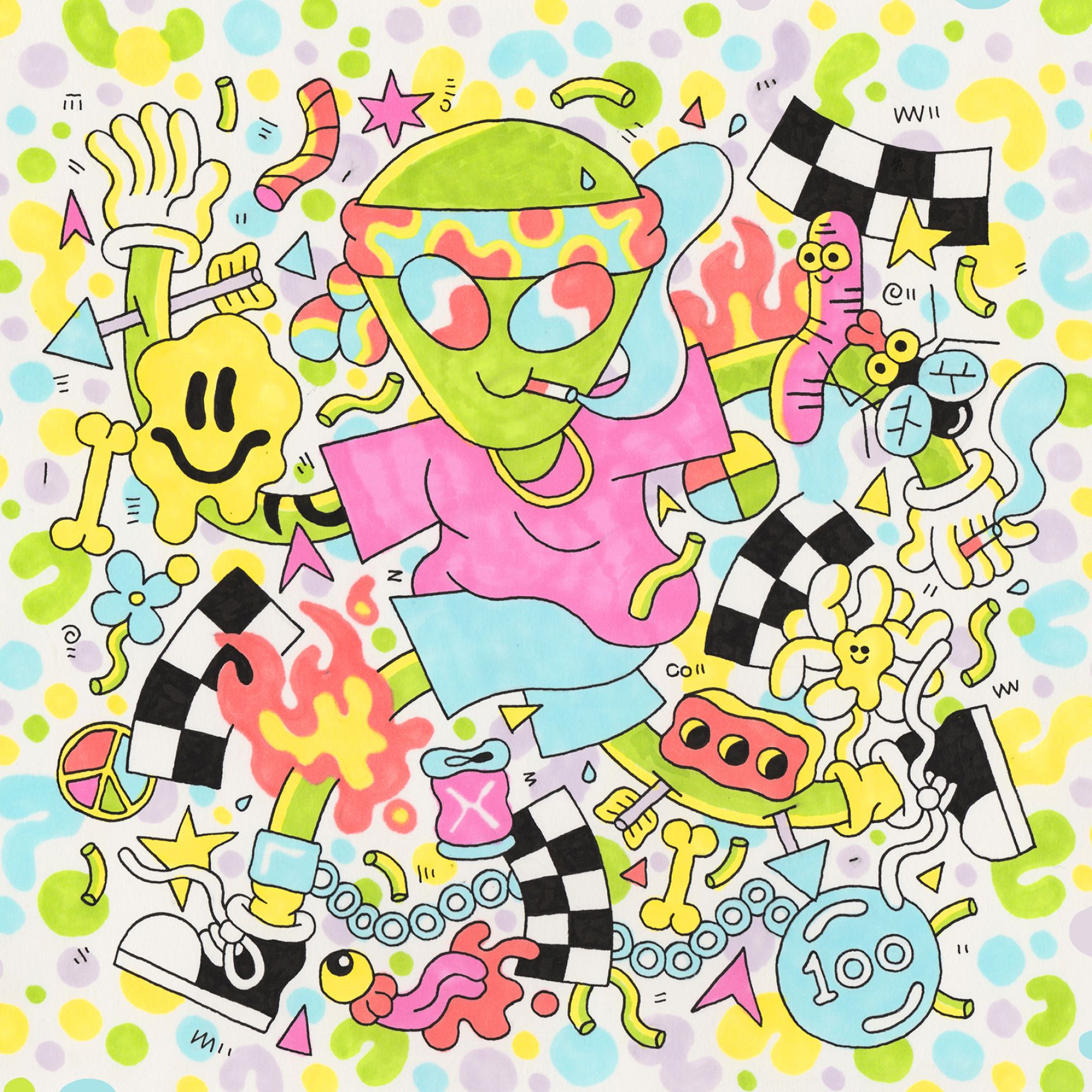 Illustrator Sam Taylor spices up his art style by stepping away from ...