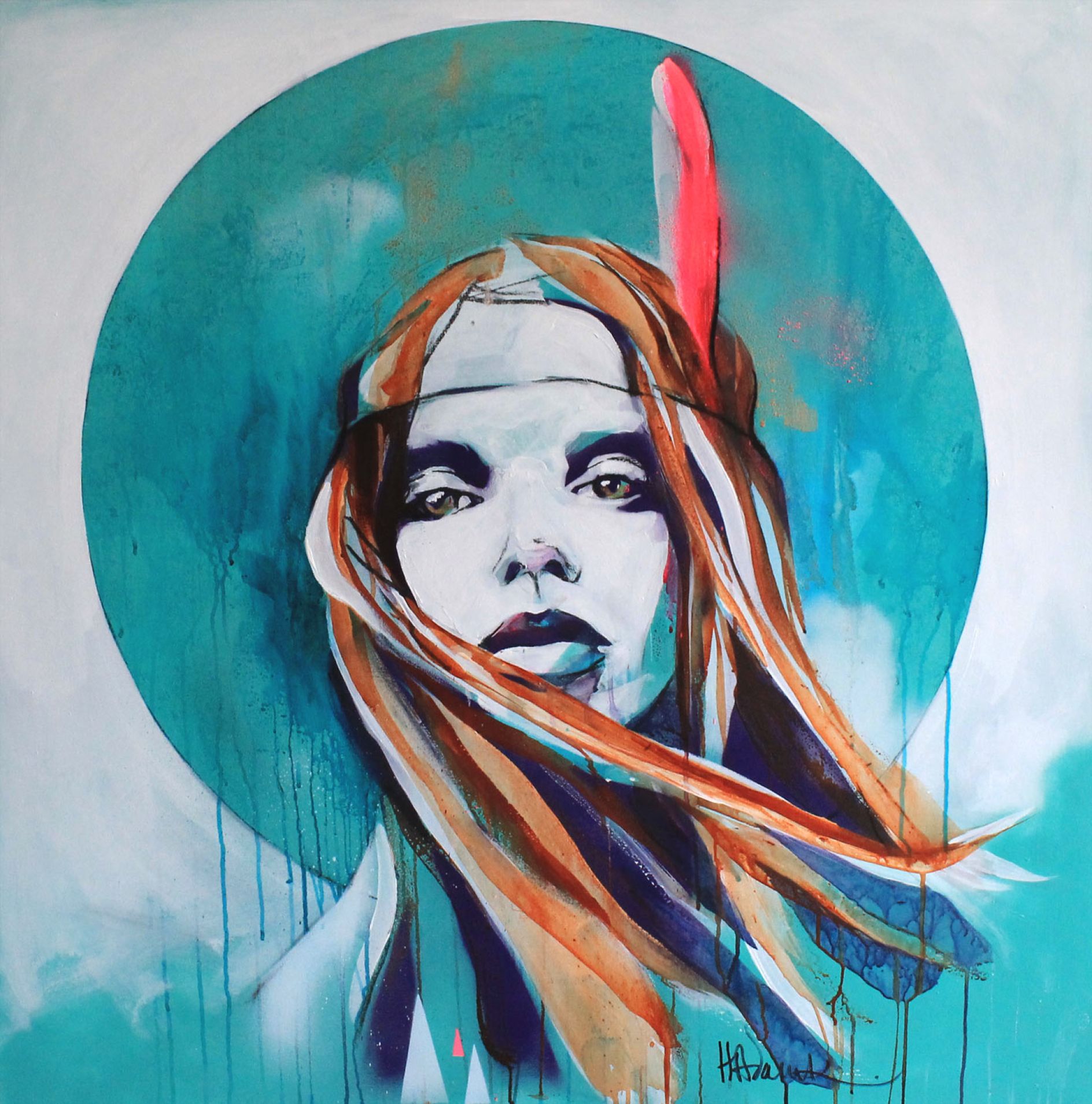 Natural, Beautiful & Strong: Urban street art portraits of tranquil ...