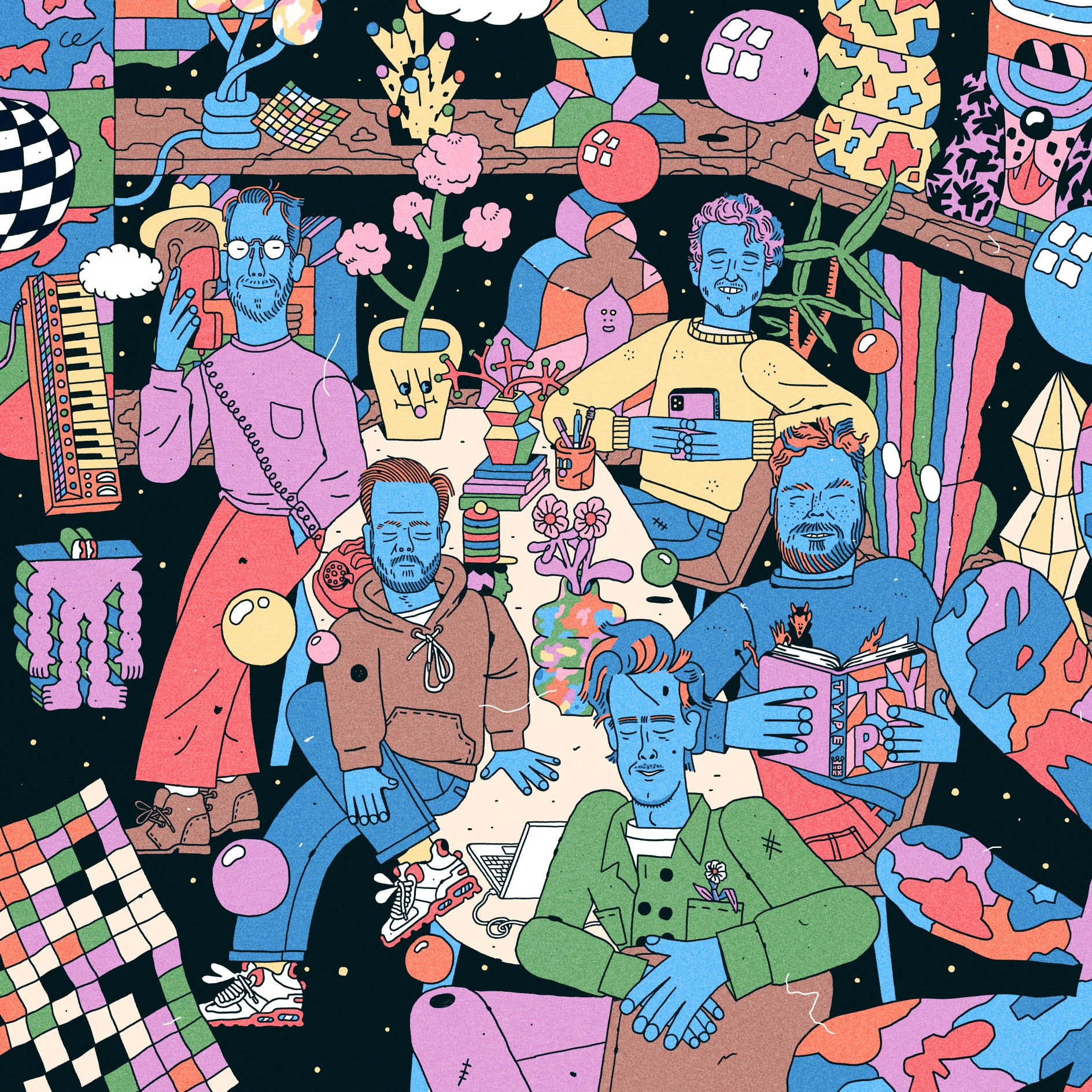 Philip Lindeman's playful illustrations find the funny side of modern ...