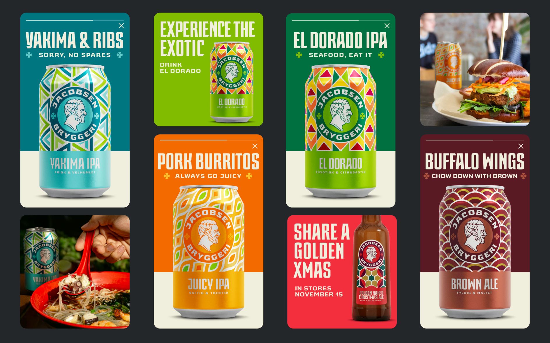 Robot Food refreshes Carlsberg's craft beer brand Jacobsen | Creative Boom