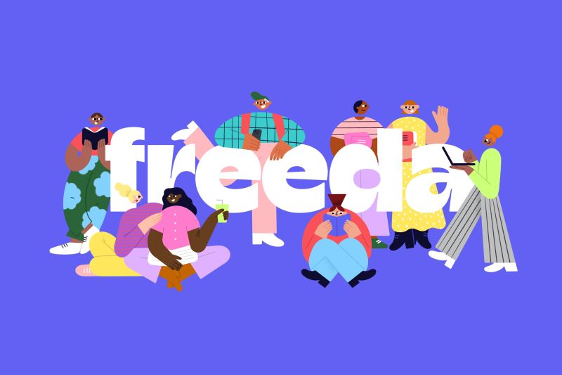 A new identity for Barcelona language school Freeda | Creative Boom