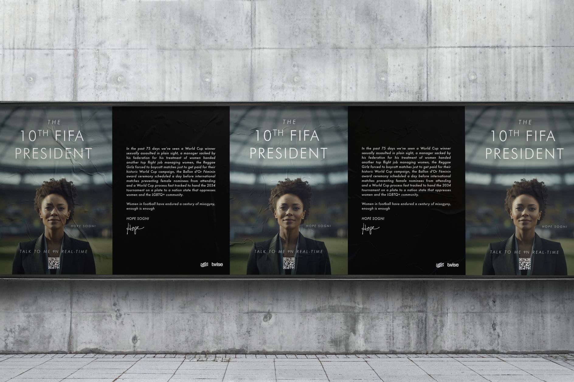 Meet the AI female football expert exposing unfairness in Infantino's ...