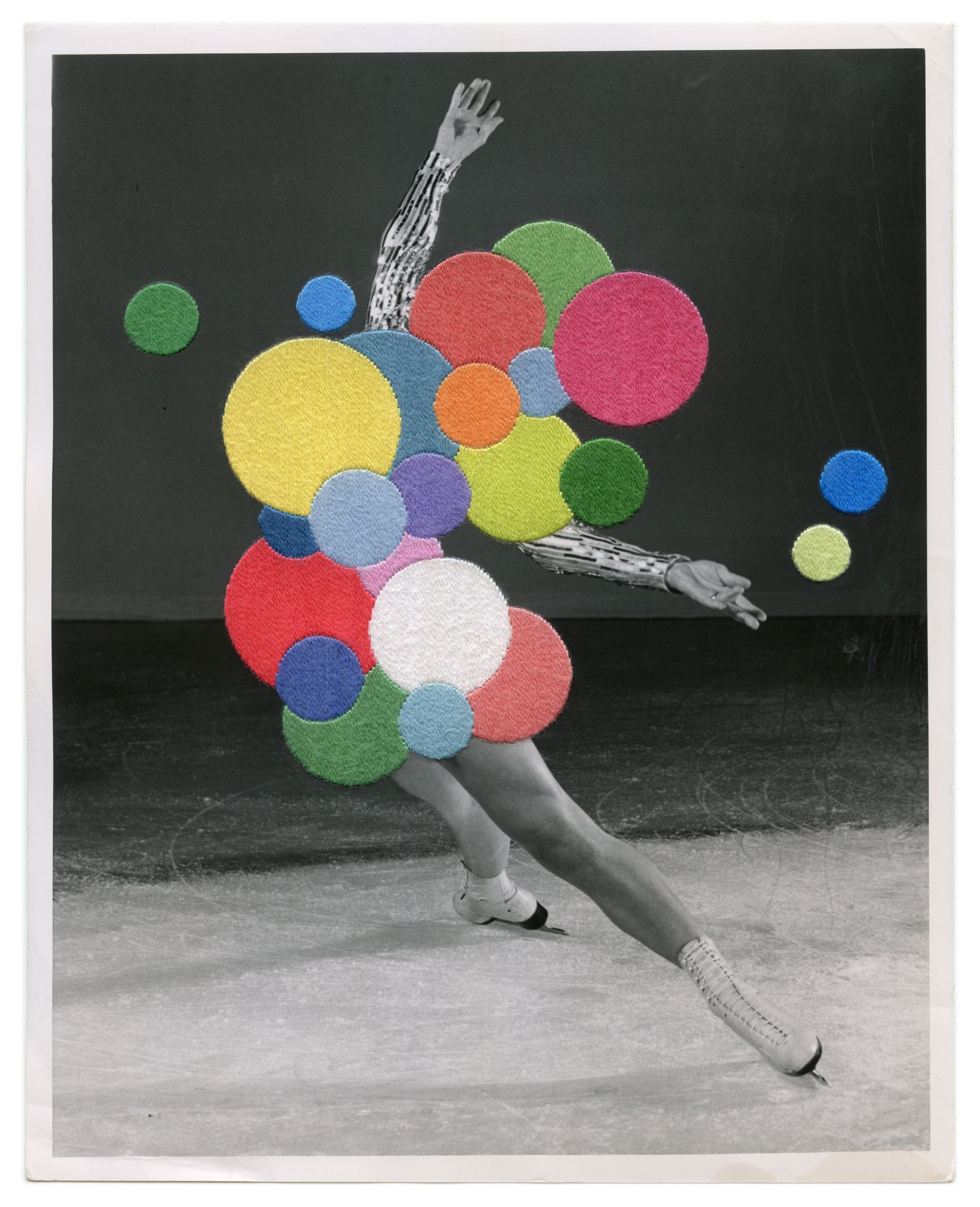 Balancing Act: Julie Cockburn's rainbow-coloured works merge ...