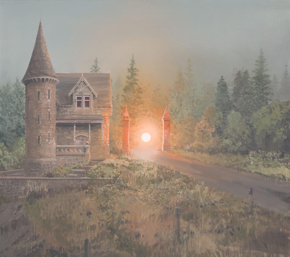 Andrew McIntosh's paintings of Highland castles with portals to ...