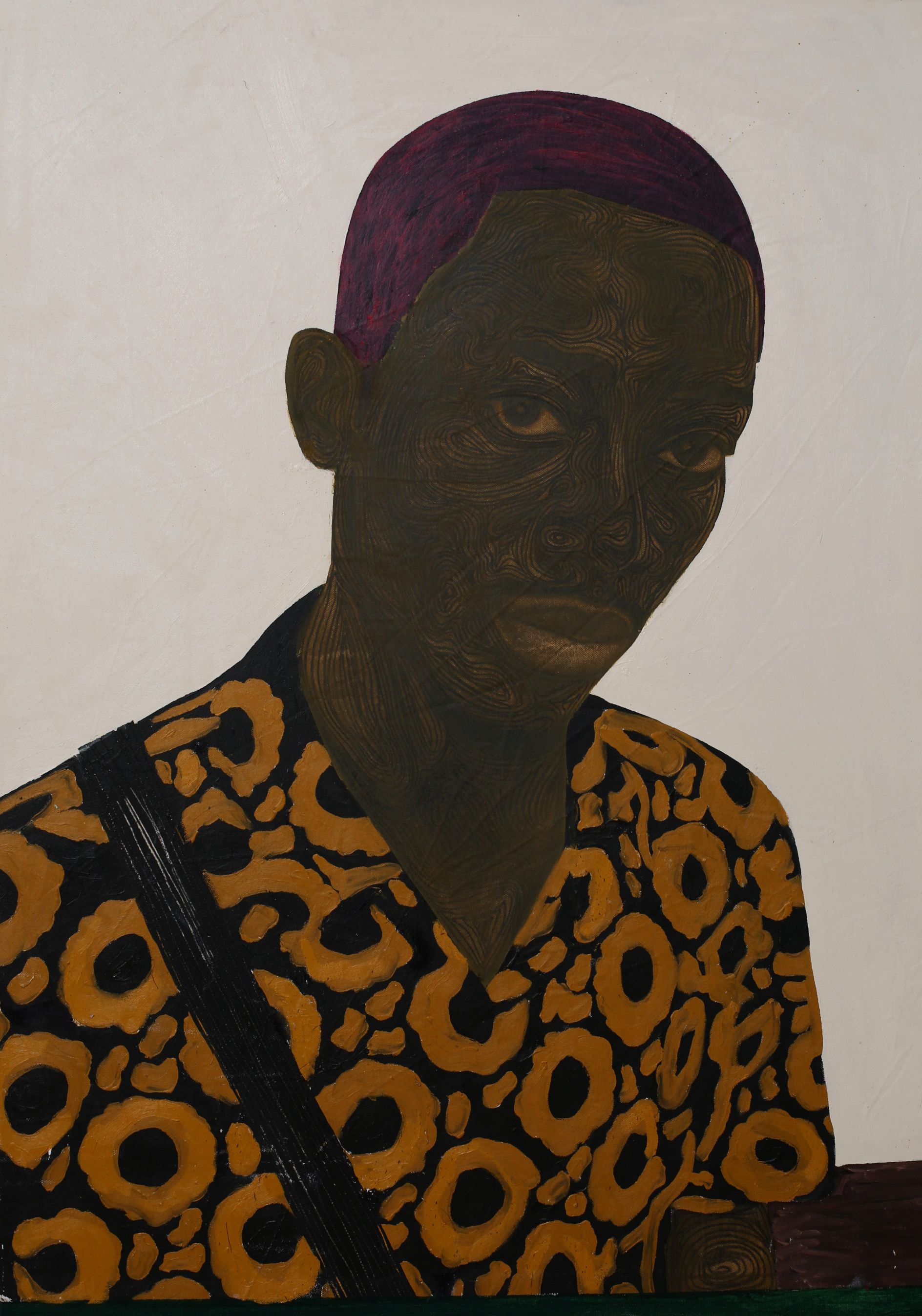Charcoal, textured portraits by Collins Obijiaku delve into black ...