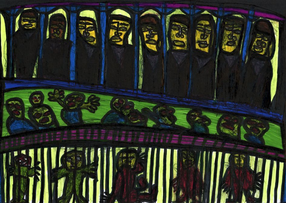 Paintings by Darrell Black that highlight social injustice and boldly ...