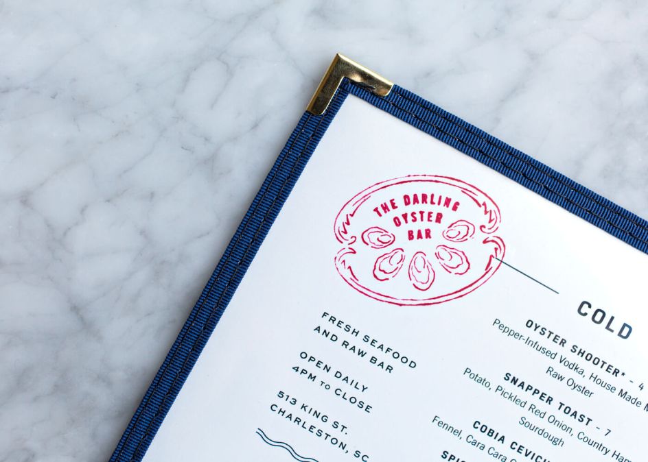 One & Other serves a new brand identity for The Darling restaurant ...