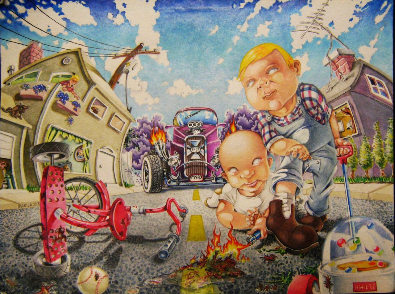 Science Friction: the surreal and sinister worlds of artist Marisa Cole ...