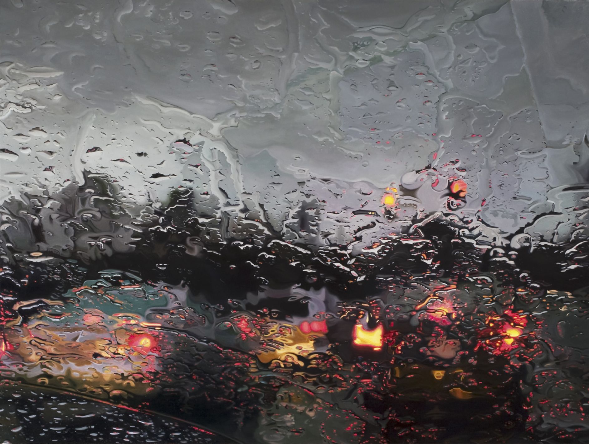 Under the Unminding Sky: Artist paints hyperrealistic views of rain ...