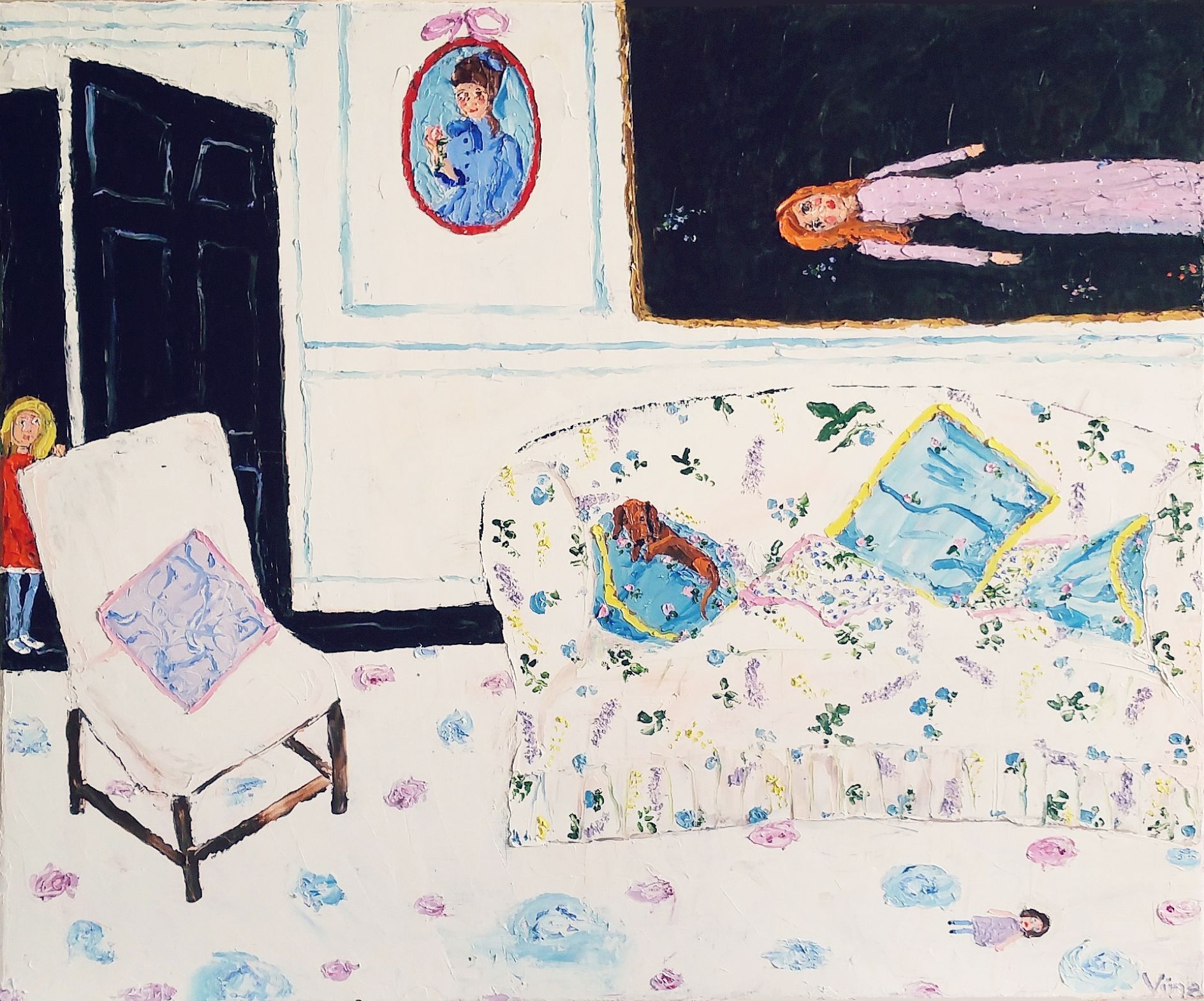 Stella Vine's exuberant and colourful paintings that 'seem to leap off ...