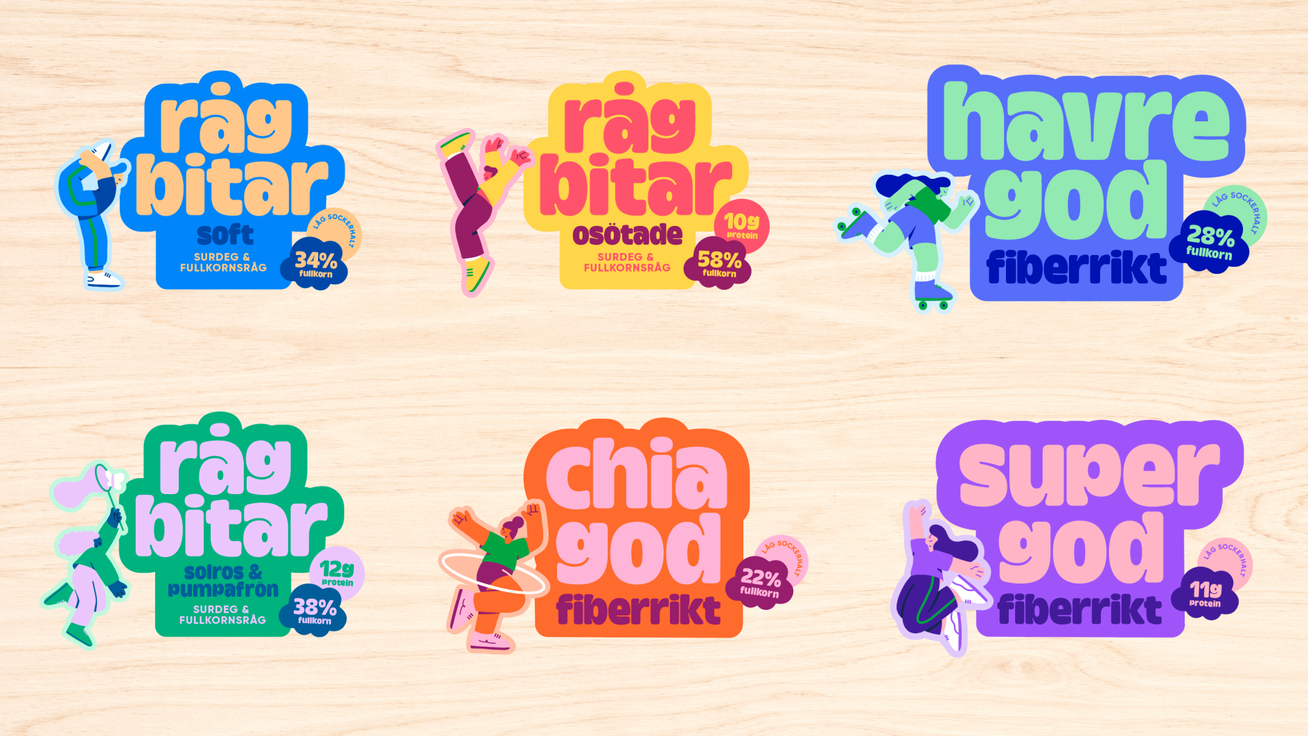 This bouncy new bread branding makes wholegrain great again | Creative Boom