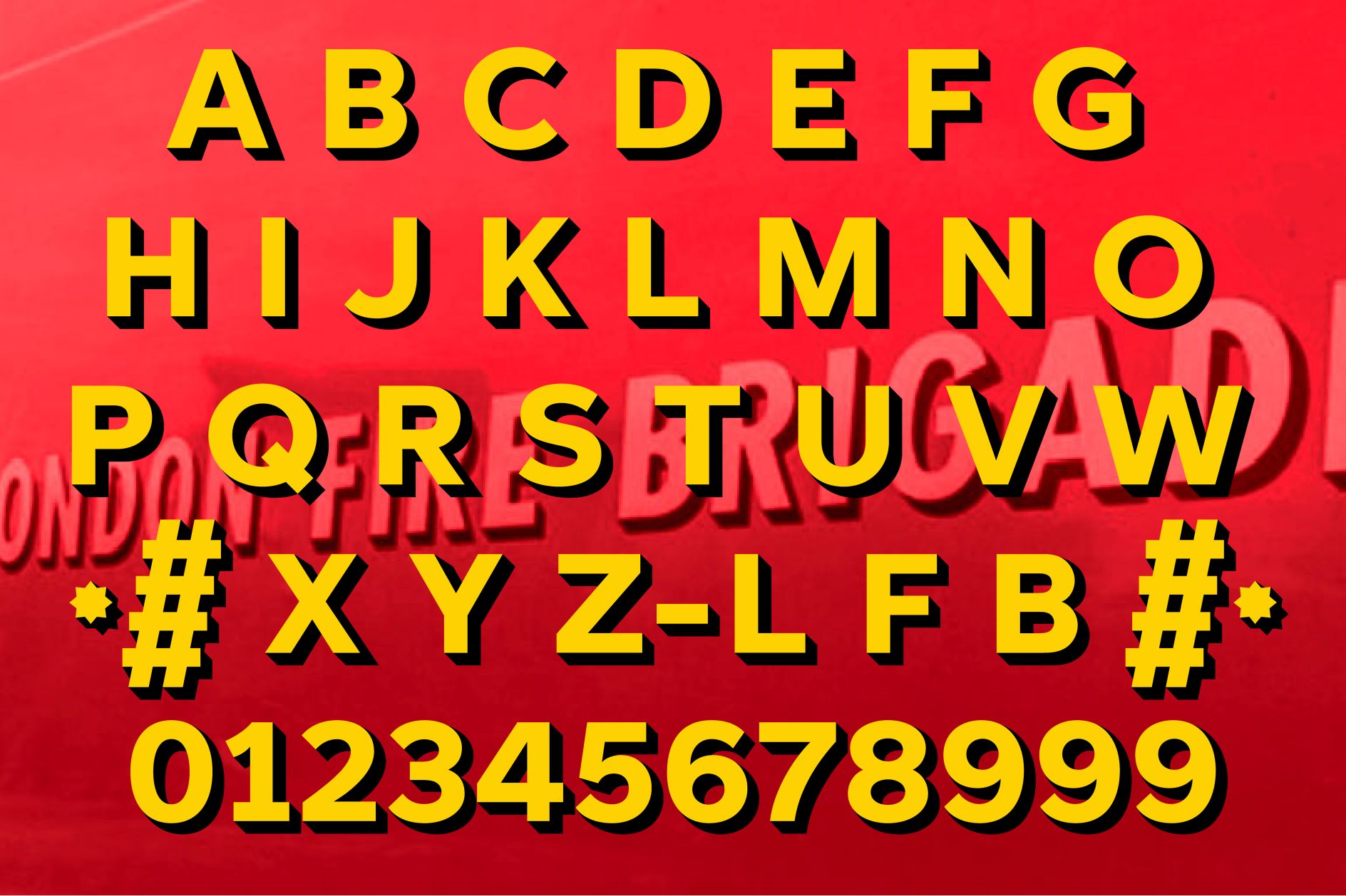 London Fire Brigade gets a new typeface that nods to the lettering of ...