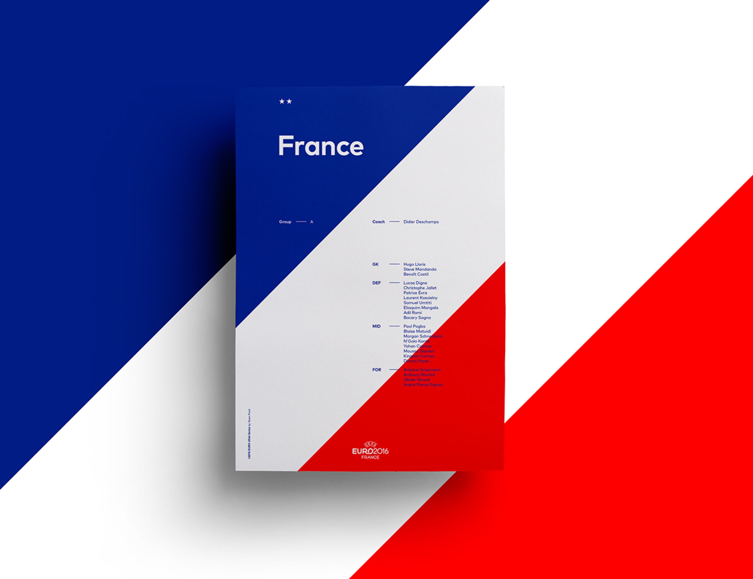 UEFA EURO 2016 poster series translates national colours into ...
