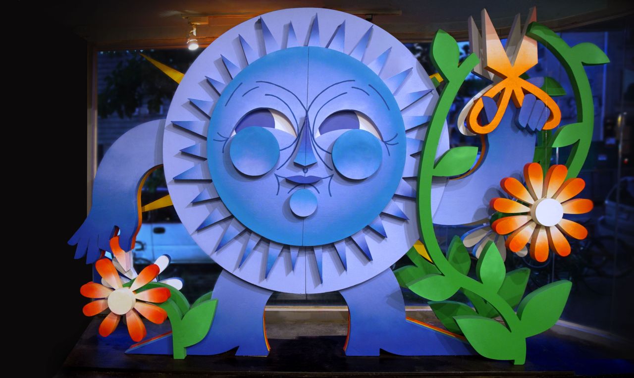 Joelle McKenna brings the creative struggle to life in comic store installation | Creative Boom