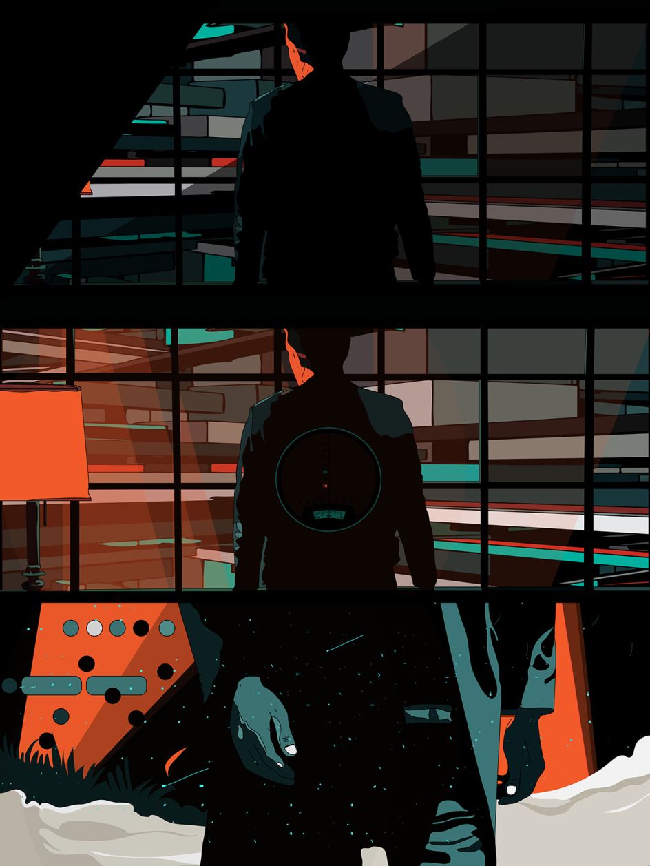 Illustrator merges urban landscapes with silhouettes of interesting ...