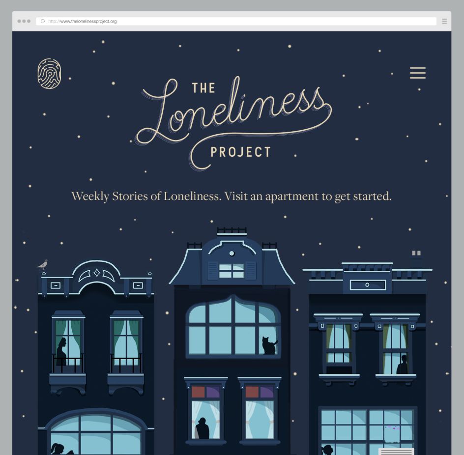Graphic designer tackles issue of wide-spread loneliness in moving ...