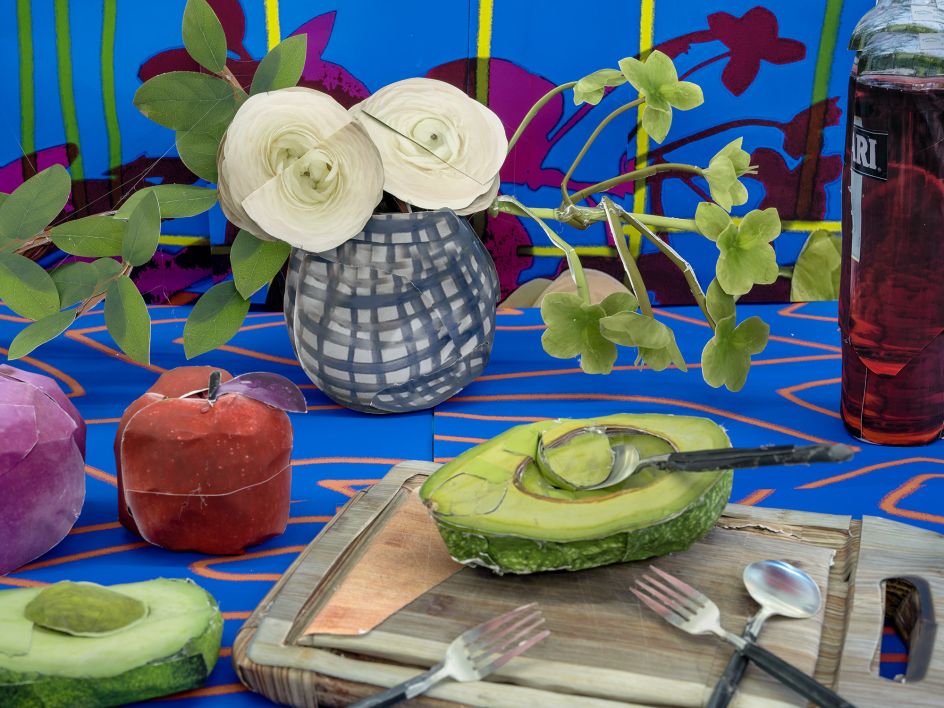 Daniel Gordon's lockdown still-life works, made from printed images ...