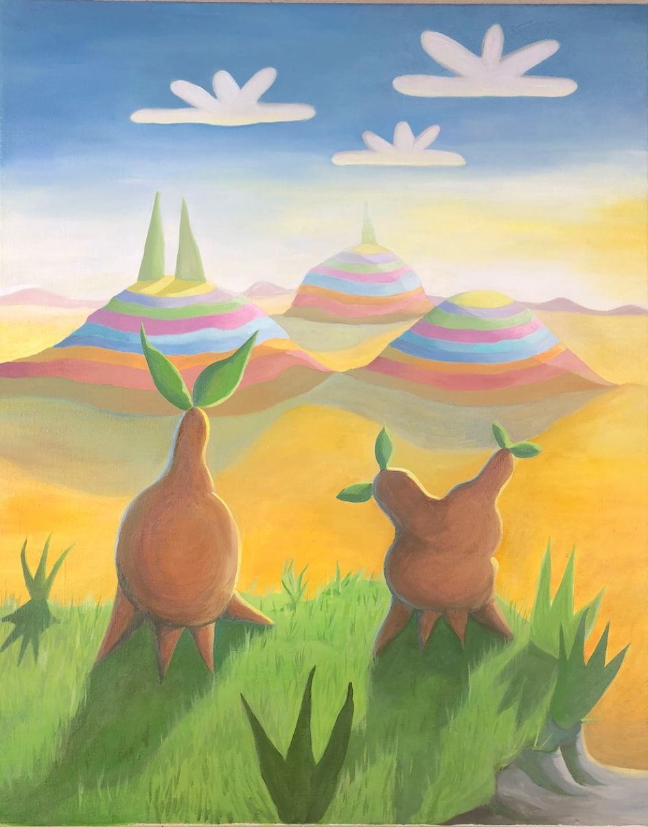 Daisy Dodd Noble's technicolour oil paintings of imaginary worlds and ...