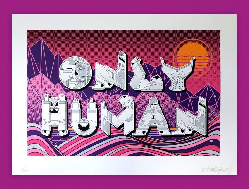 Ben Eine collaborates with Hownosm to create Spirit, a new font made up ...