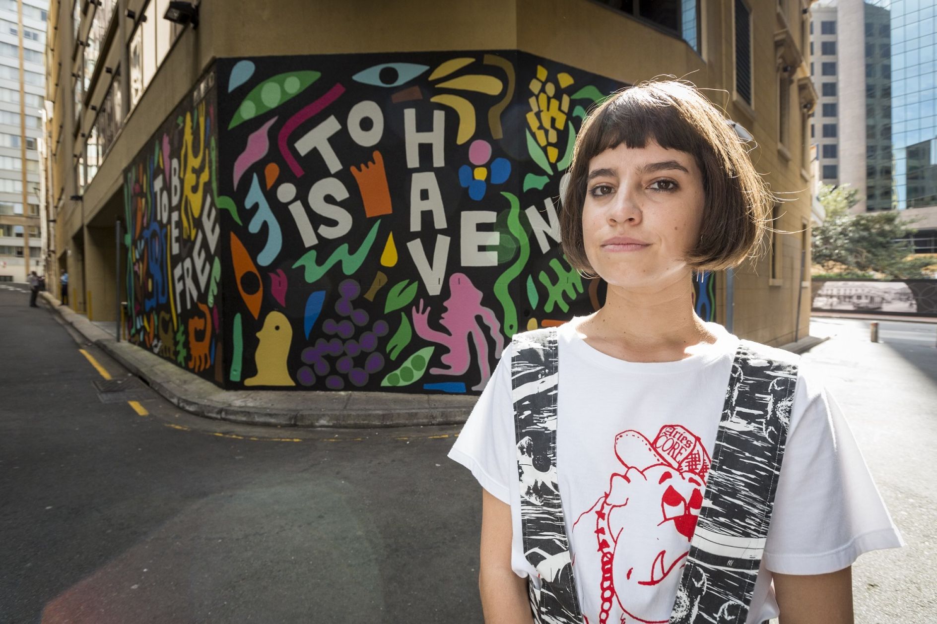 Artist explores human rights and freedom with Sydney's latest street ...