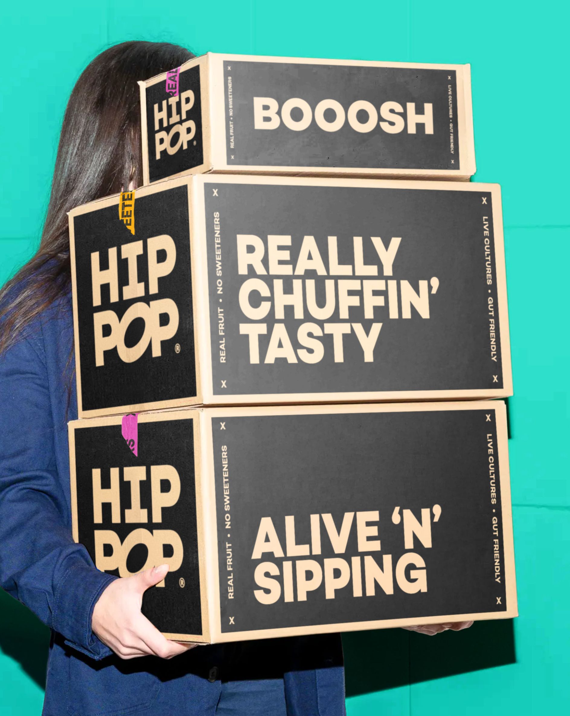 Hip Pop gets real with a punchy rebrand by Robot Food | Creative Boom