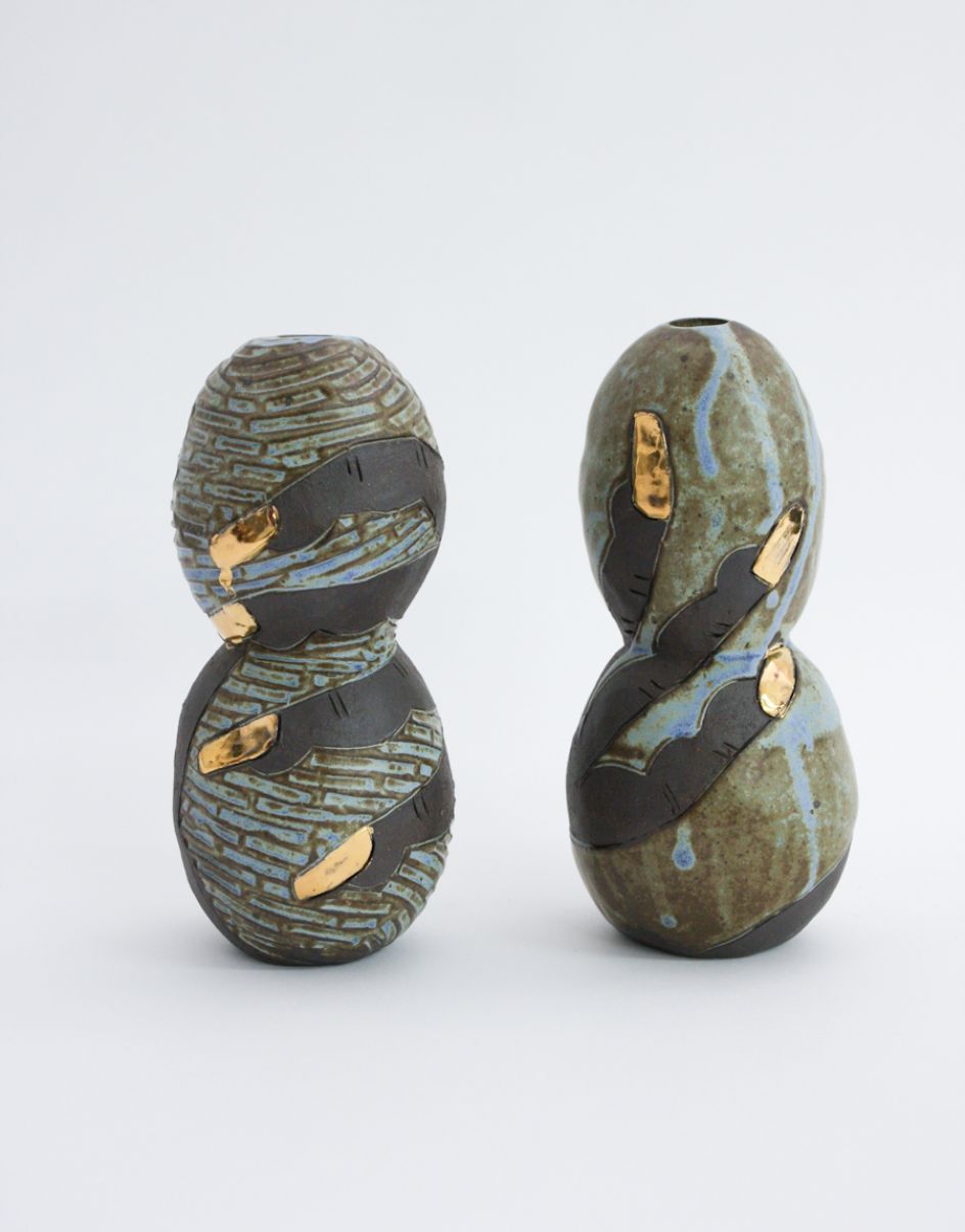 Lady Finger Vases: Charming vases that merge fine art and ceramics with ...