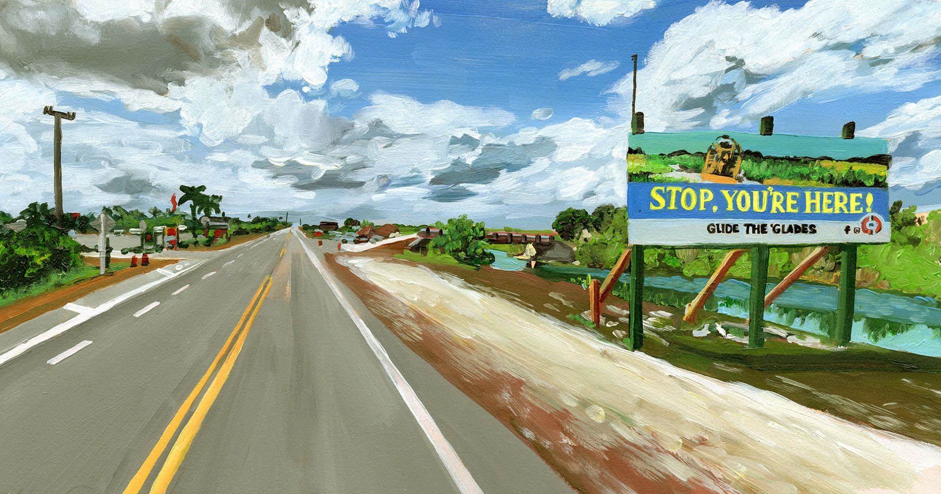 Alice Tye's latest Street View-inspired paintings take us on a virtual ...