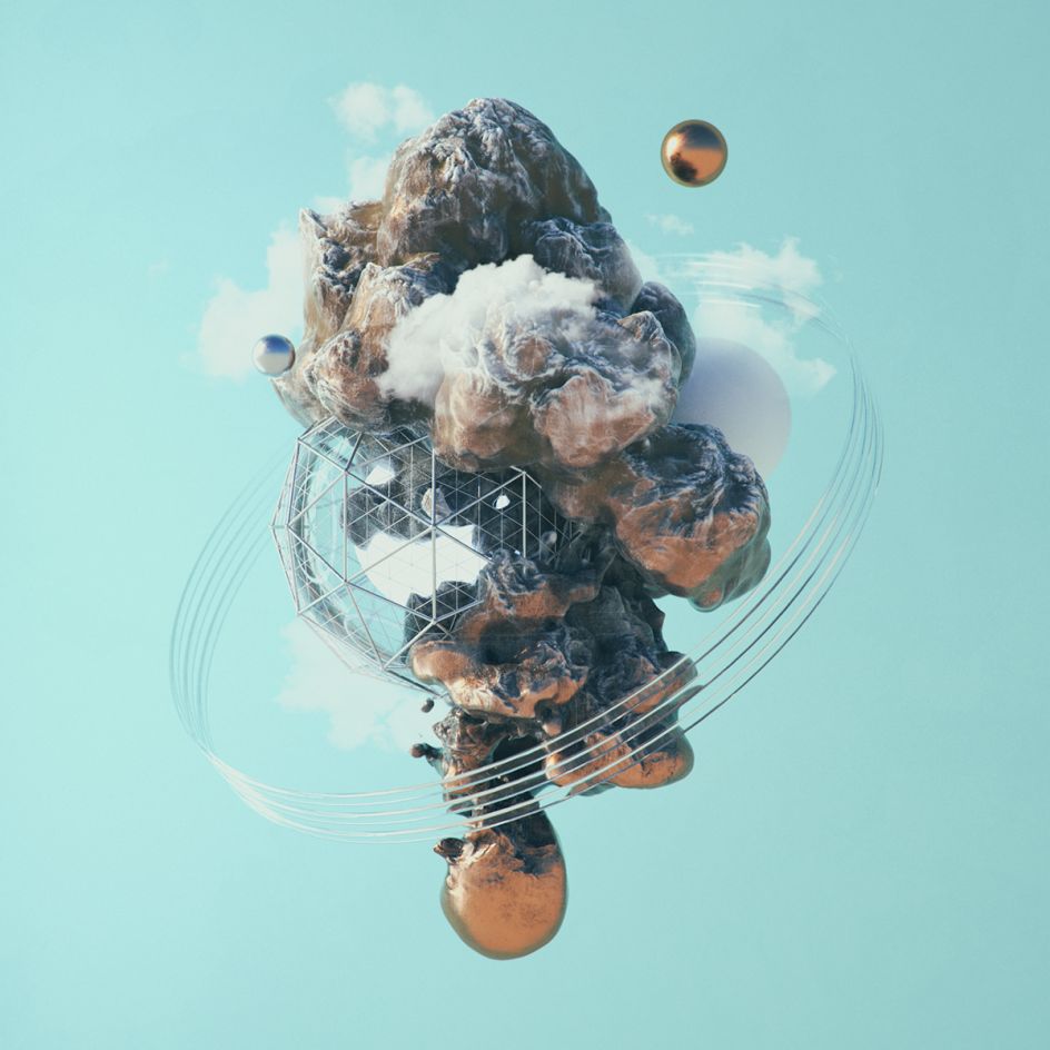 Filip Hodas' digital renderings conjure surreal landscapes in candy ...