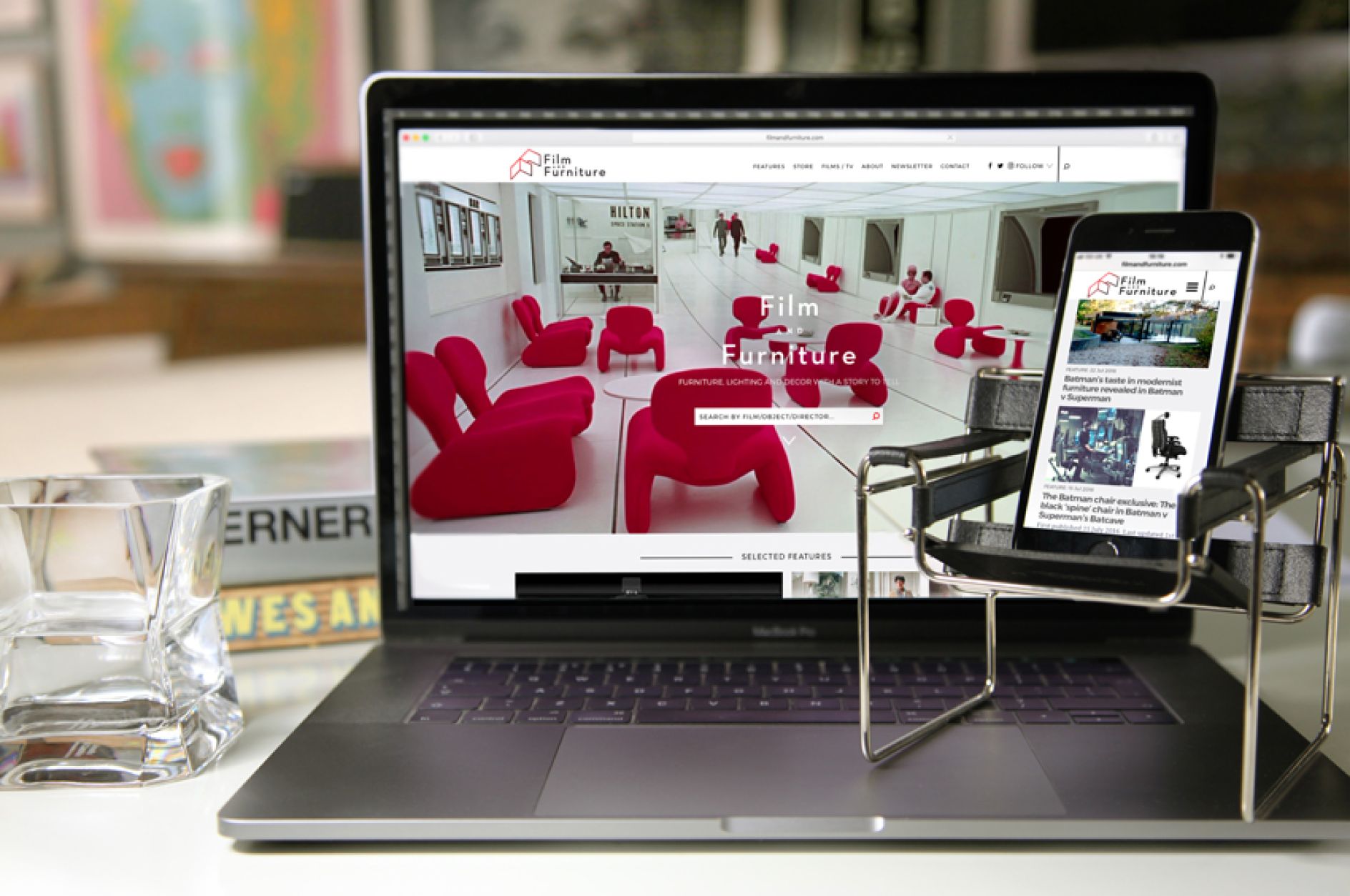 Slick new identity for Film and Furniture, the site that lets you buy ...