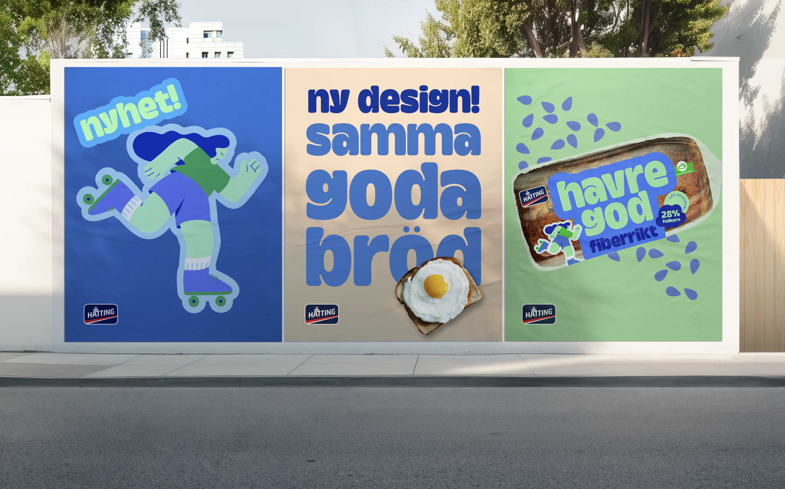 This bouncy new bread branding makes wholegrain great again | Creative Boom