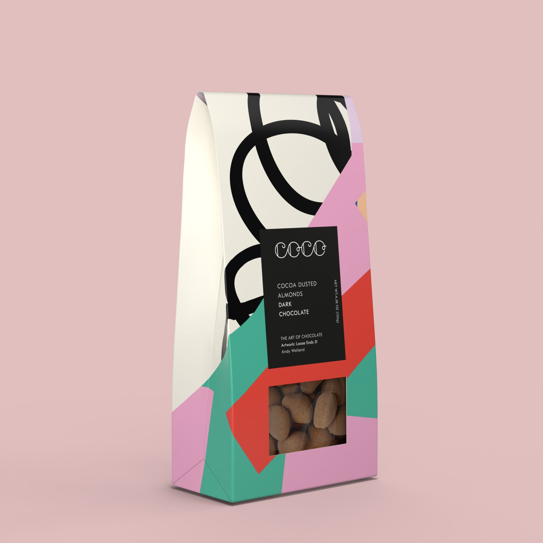 Andy Welland brings his colour-clash collages to COCO's chocolate ...