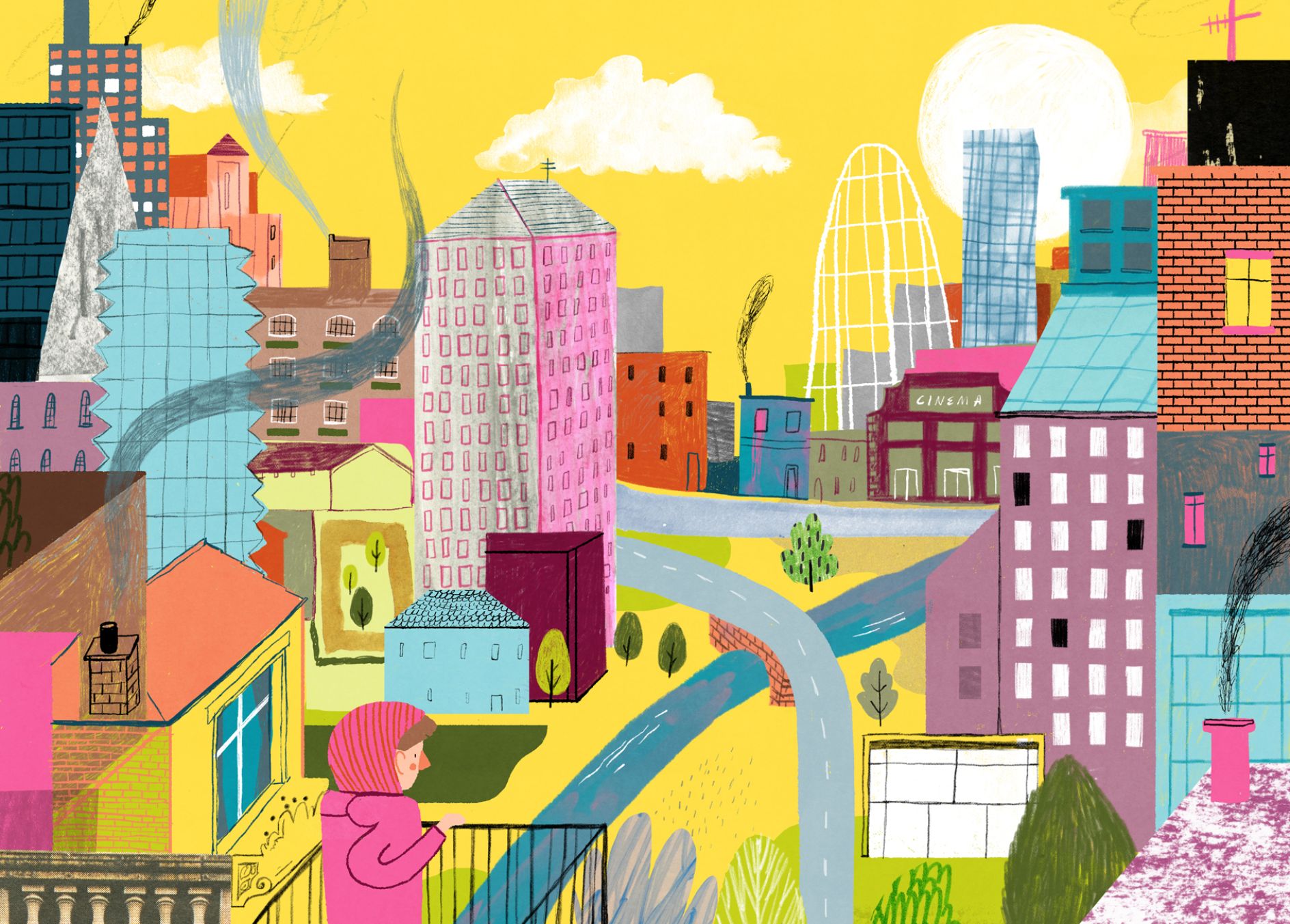 Harry Woodgate's richly textured illustrations that burst with energy ...