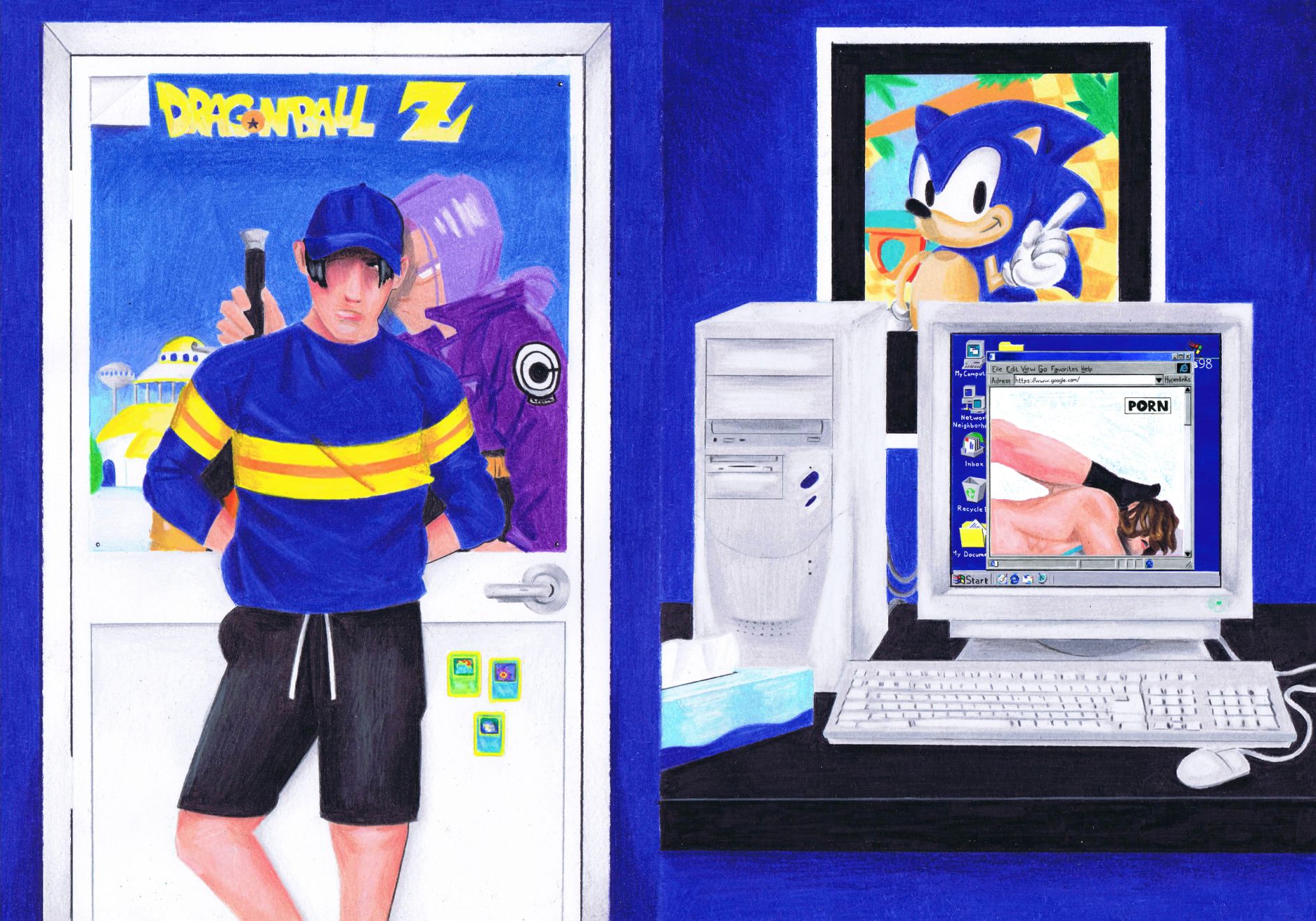 Jules Magistry's illustrations of adolescence, masculinity and violence ...