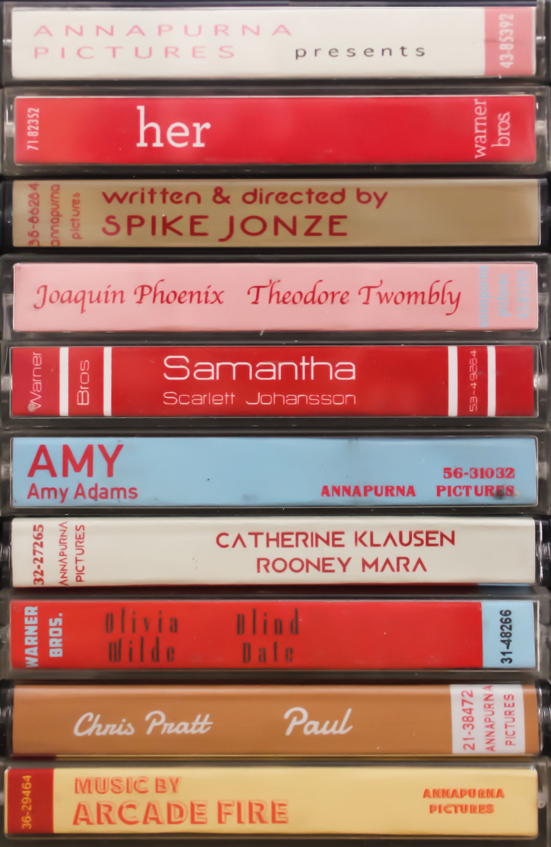 Film and television posters reimagined as stack of retro tapes ...